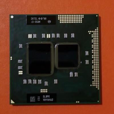 Intel Core i3-350M Laptop CPU Processor socket G1 2.26GHz 3M L3 SLBU5 ...
