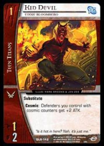 VS System: Kid Devil, Eddie Bloomberg - Foil [Played] DC Legion of ...