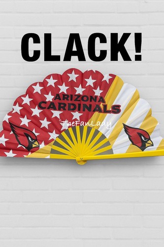Arizona Cardinals Folding Hand Fan/ NFL Clack Fan | eBay