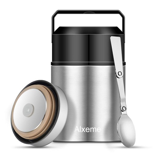 Food Jar Insulated Lunch Container Bento Box for Cold Hot Food 27oz ...