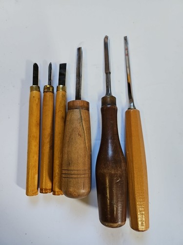 Lot Of 6 Wood CARVING CHISELS | eBay