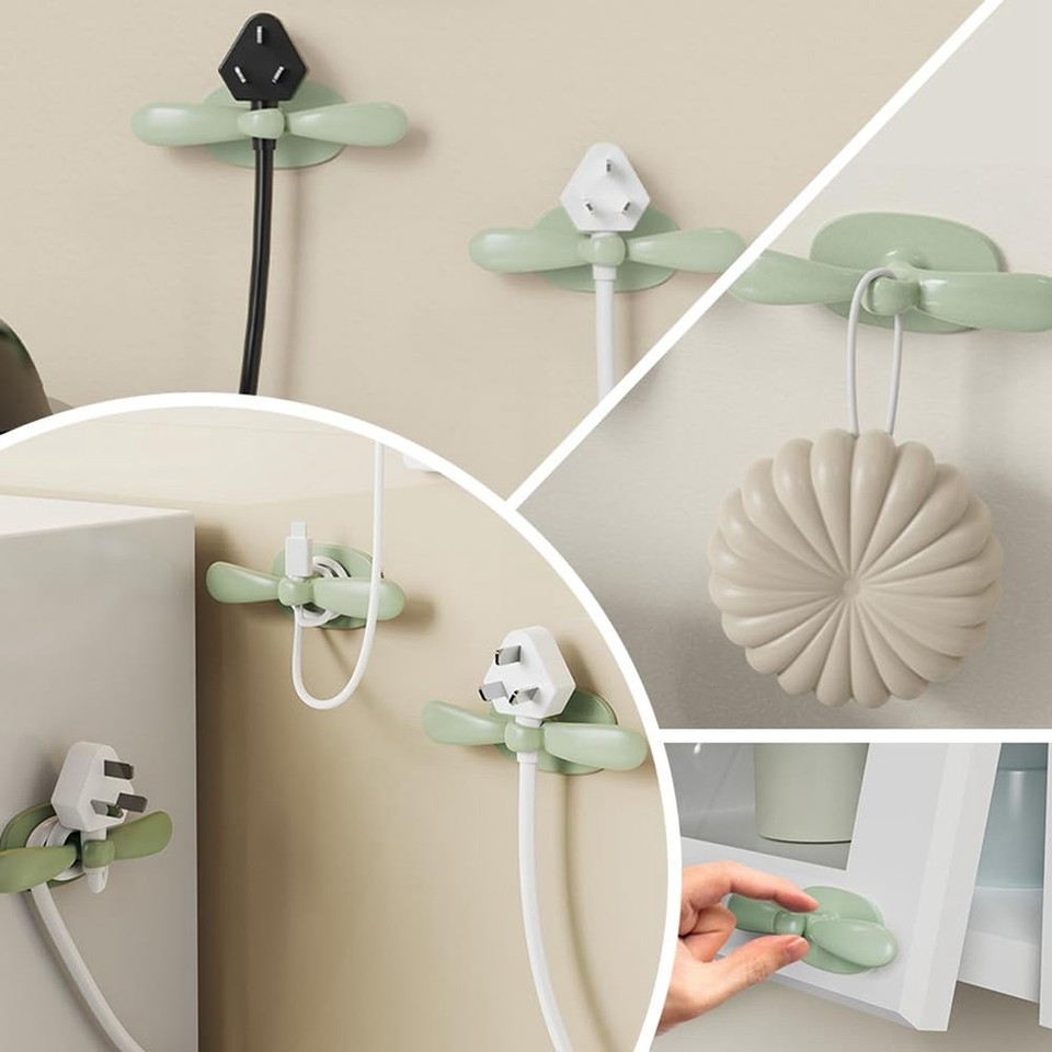 Kitchen Wire Winder Household Wire Organizer Plug Hook Holder Winding ...