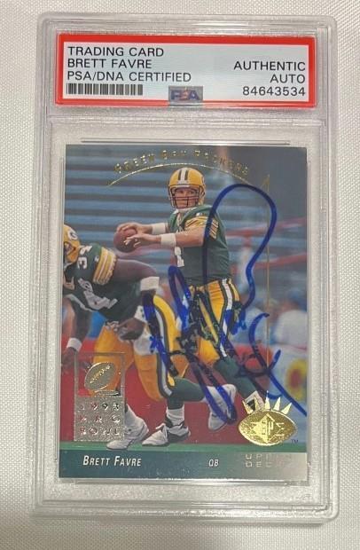 Brett Favre | Autographed Football Memorabilia & NFL Merchandise