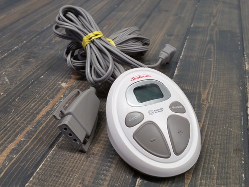 Sunbeam PAC-427 Electric Heating Blanket Remote Control 3 Prong ...