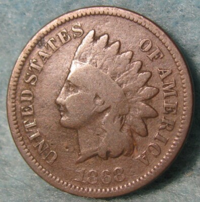1868 Indian Head Penny Small Cent ~ Old US Coin #248 | eBay