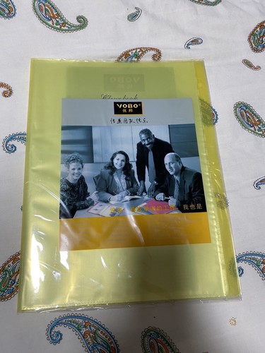 Yobo Clearbook Clear File Holder - Yellow - A4 size 20 Pockets - New | eBay