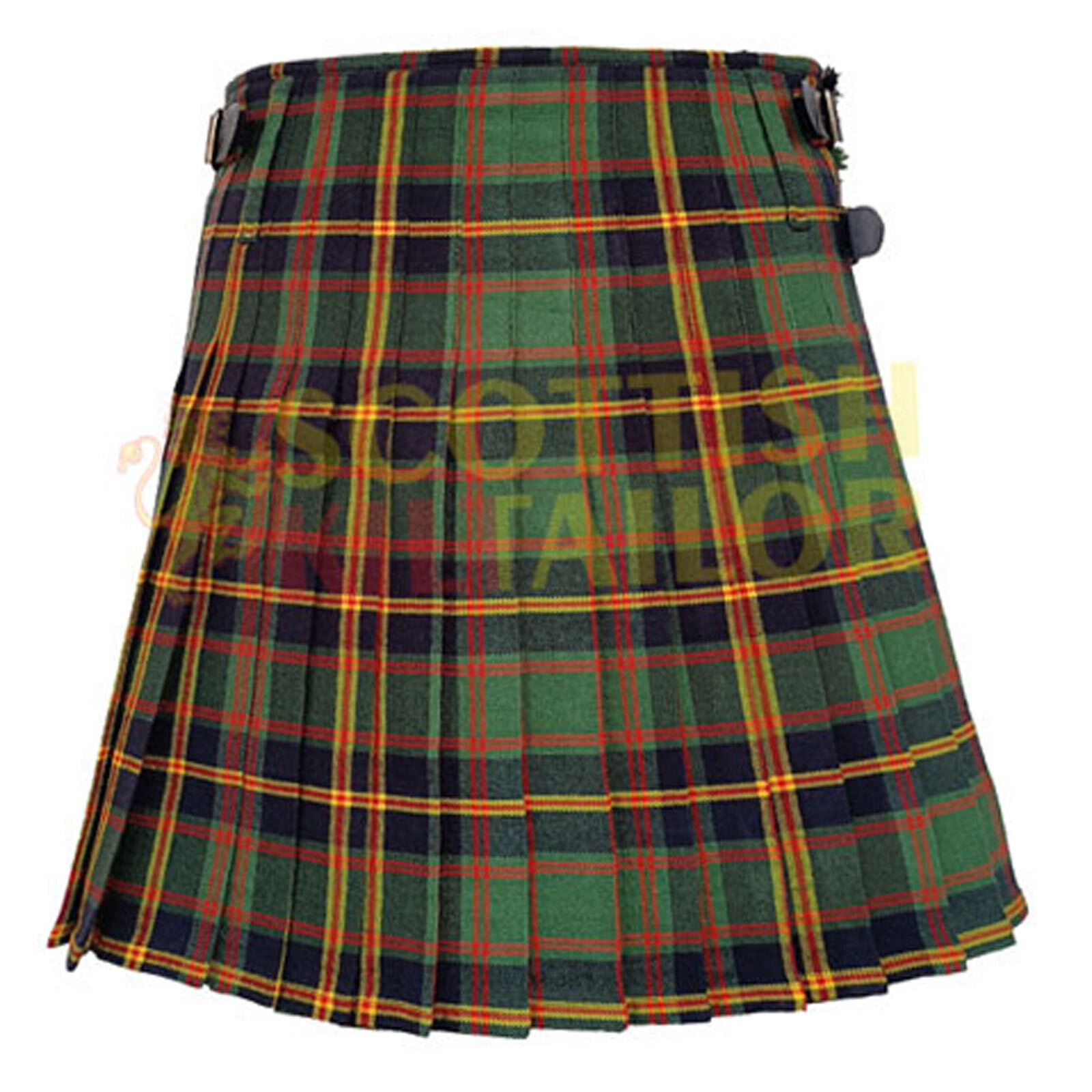 Scottish Handmade Traditional US Marine Corps Tartan Kilt & Custom Size ...