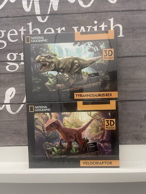 National Geographic 3-D Puzzle Stegosaurus Dinosaur Sealed | eBay