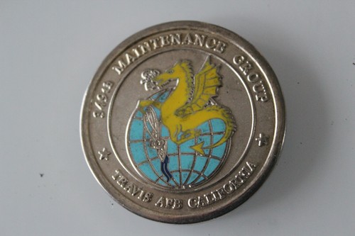 USAF Travis AFB California 349th Maintenance Group Challenge Coin | eBay