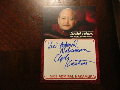 Star Trek The Next Generation Archives & Inscriptions CLYDE KUSATSU ...
