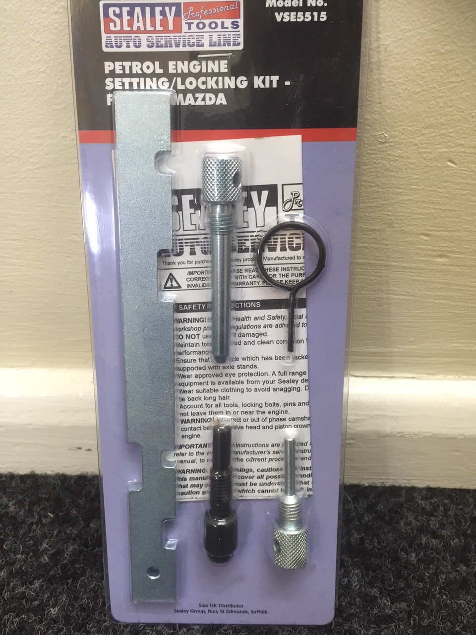 (SBS) ENGINE TIMING CRANK LOCKING TOOL PIN SET FITS FORD 1.25 > 2.0 16V ...