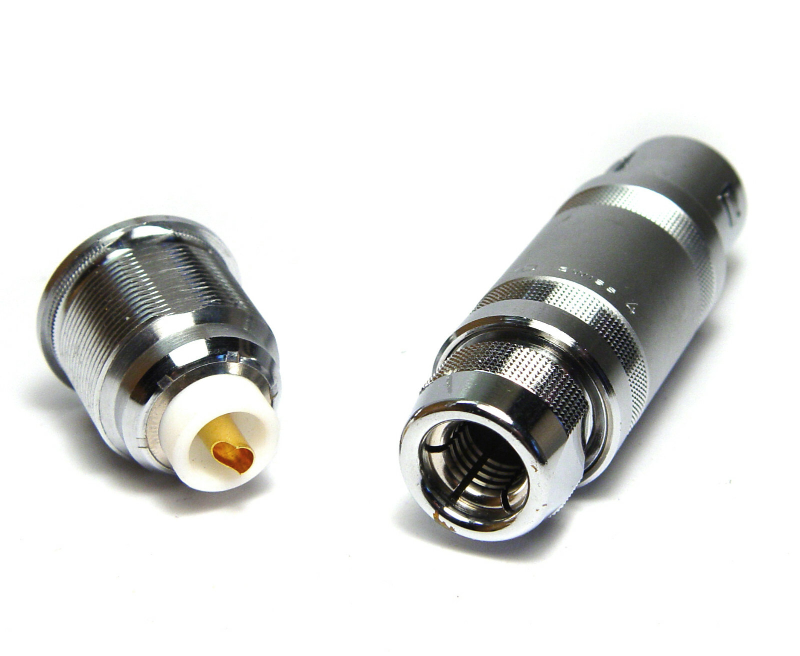 Koax Steckverbindung Lemo Größe 4, Kabel-Stecker + Gehäuse-Buchse, 1 ...