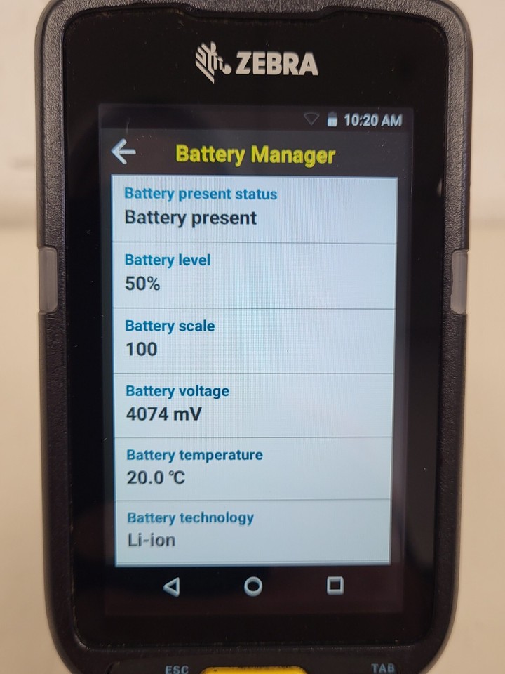 Zebra MC33 (MC330K) Handheld android barcode scanner mobile computer W ...