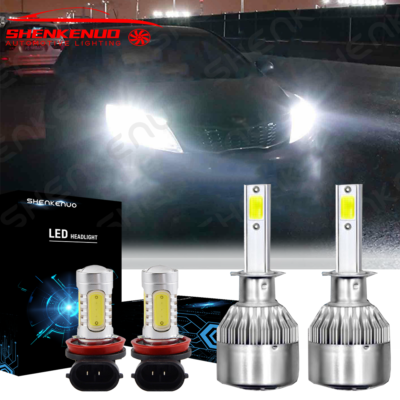 For Kia Optima 2011 2012 2013 6000K LED Headlights High Fog Light Combo ...