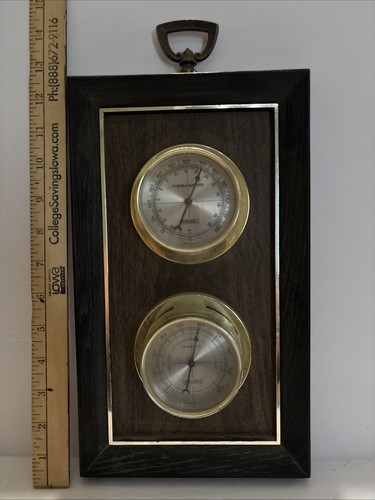 MCM Springfield Wall Barometer Thermometer Humidity Weather Station ...