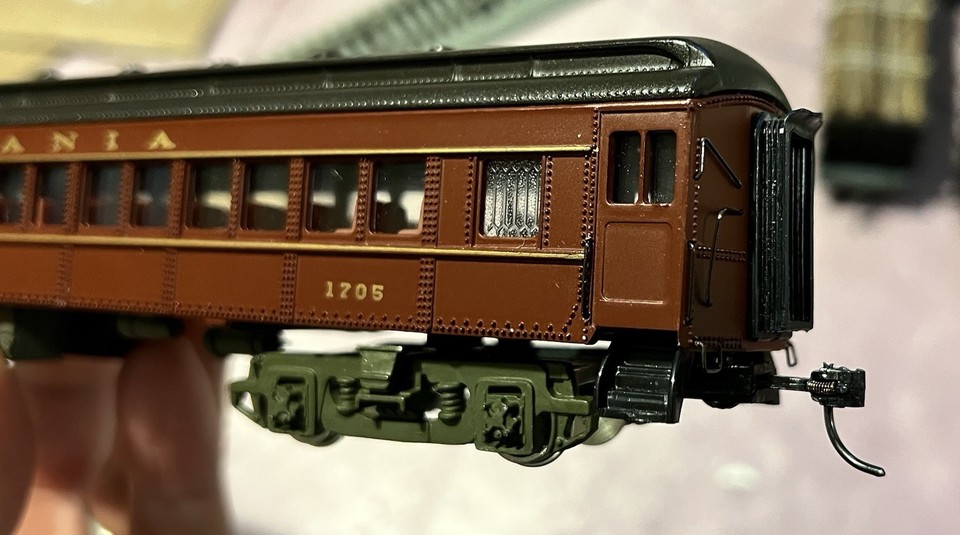 Bachmann HO Scale Pennsylvania Railroad Passenger Coach Car #1705 ITEM ...