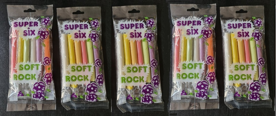SOFT ROCK 6 Sticks Blackpool Soft Rock Candy Traditional Handmade ...