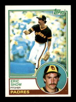 1983 Topps #68 Eric Show NM/NM+ RC Rookie Padres 244859 | eBay