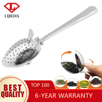 Tea Infuser Spoon Stainless Steel Filter Tea Spoon with Long Handle ...