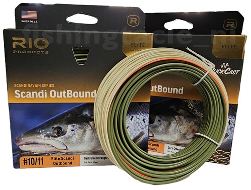 Rio ELITE Scandi Outbound Floating Fly Fishing Line New 2024 SlickCast ...