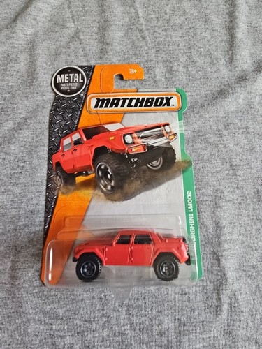 2016 Matchbox LAMBORGHINI LM002 Red 101/125 GREAT CARD Explorers | eBay