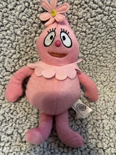 Yo Gabba Gabba Foofa Plush Pink Nose Embroidered Eyes Nanco Stuffed Toy ...