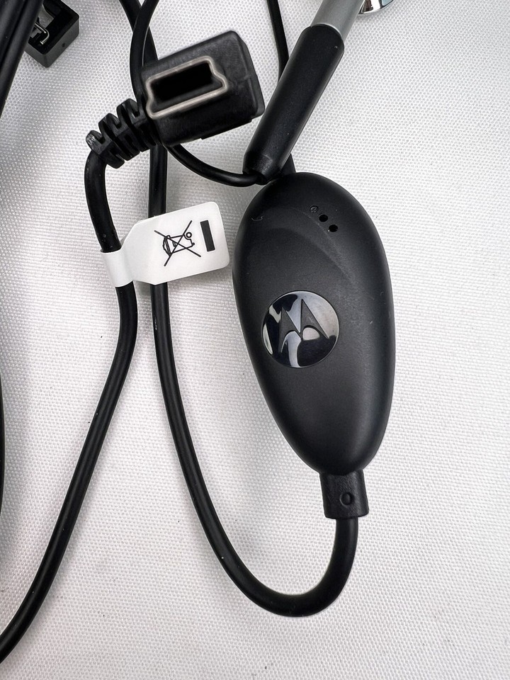 NEW OEM Motorola SYN0896 Earbud Hands-Free Headset with Send/End Button ...