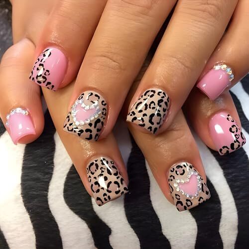 Cheetah Print Toe Nails