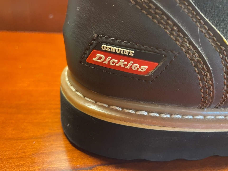 DICKIES Brown Leather Men’s Boots Shoes US 7.5 D / EU 40.5 | eBay