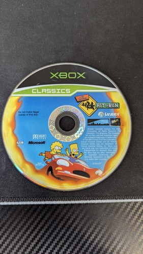 Simpsons Hit & Run - xbox original game. Disc Only | eBay