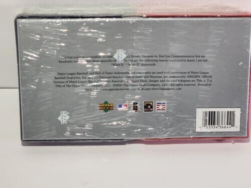 NIB Red Sox Yankees Rivalry 2004 Trading Cards Box Sets Upper Deck 2 ...