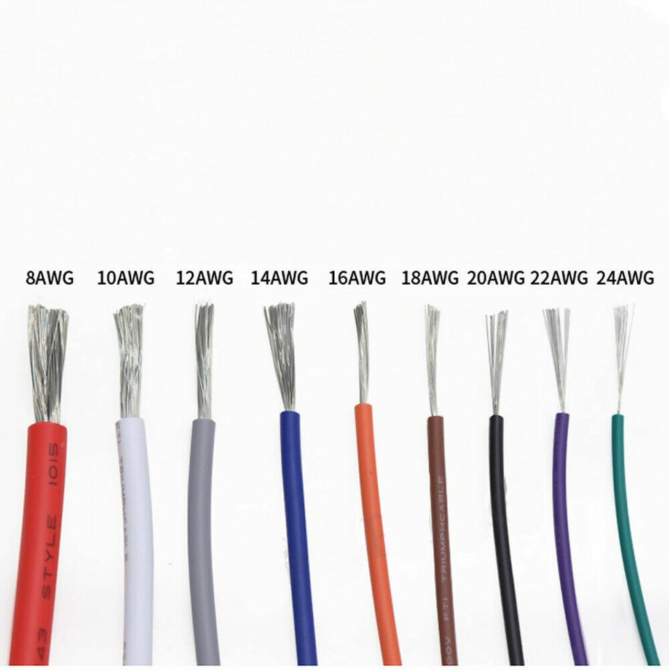 18AWG Flexible Stranded Cable Wire UL1015 PVC Tinned Copper Electronic ...