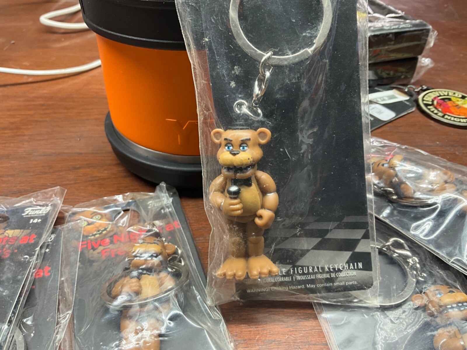 Funko Five Nights at Freddy’s Freddy w/Mic Keychain 3D Molded Fnaf 2016 ...