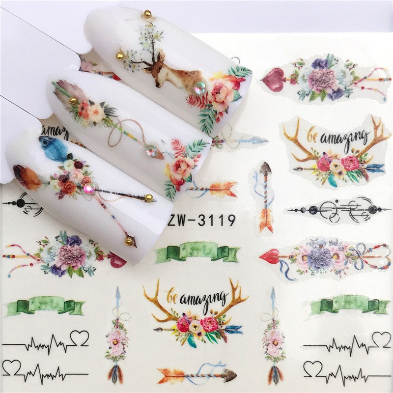 Nail Art Sticker Nail DIY Nail Decoration Nail Accessories girls ...