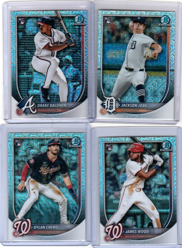 2025 BOWMAN CHROME MOJO REFRACTOR RC LOT - BALDWIN, WOODS, CREWS ...