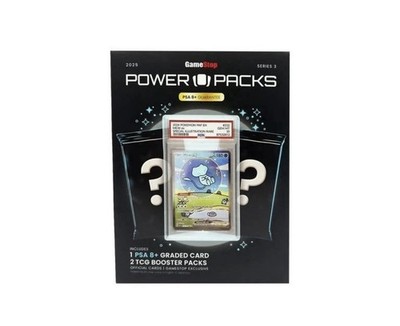 2025 GameStop Power Pack Series 3 PSA Graded + 2 Packs SEALED IN HAND ...