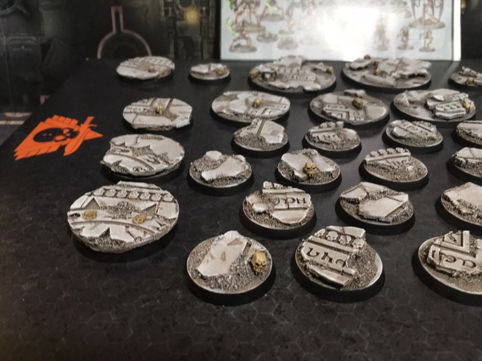 Necron Temple Base Indomitus Commission Bases Set Warhammer 40k Necrons ...