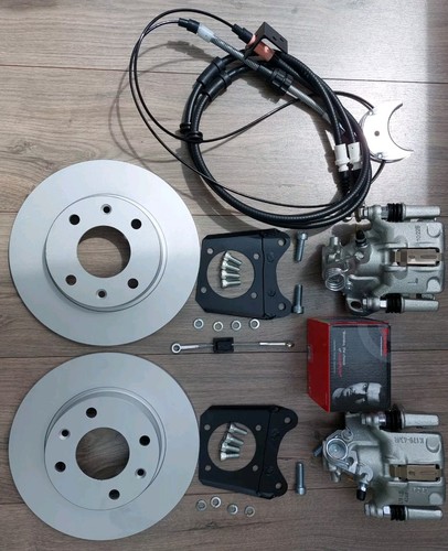 FORD ESCORT CAPRI REAR DISC CONVERSION KIT ATLAS AXLE & COSWORTH ...