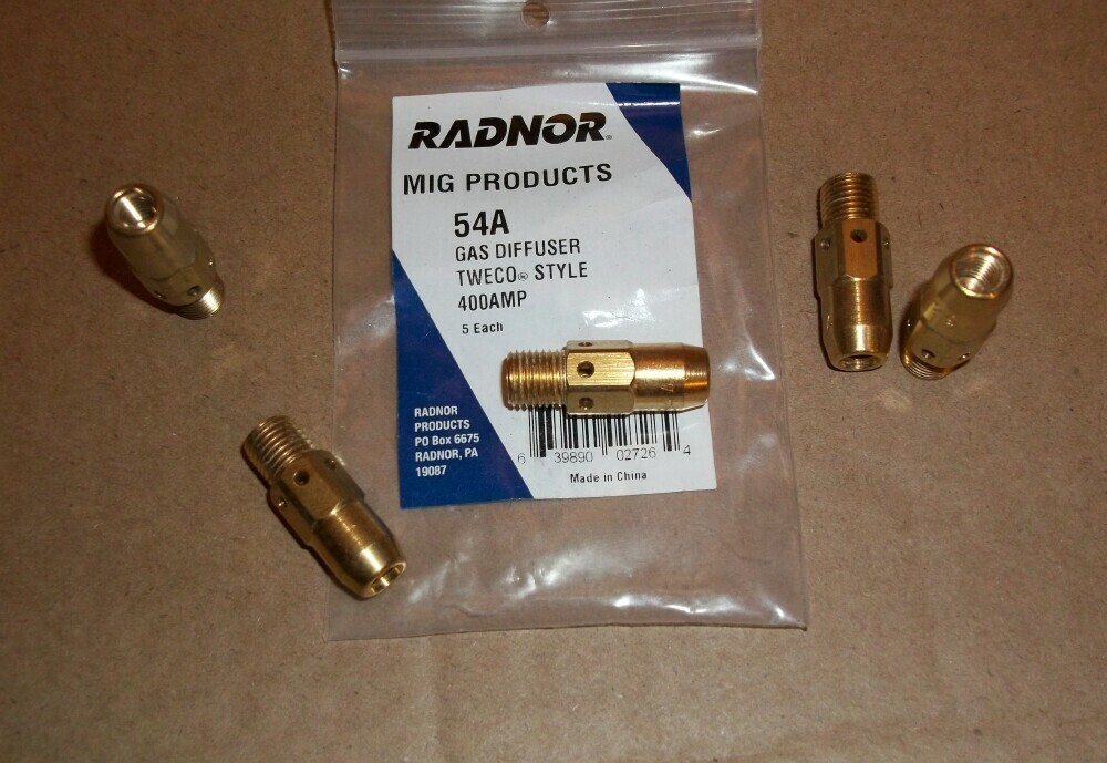 54A Gas Diffuser 300 A 400 A for Tweco MIG Gun Pkg of 5 | eBay