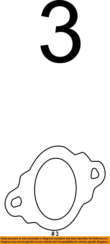 GM OEM 13-24 ATS Exhaust Components-Converter Pipe Gasket 23355685 | eBay