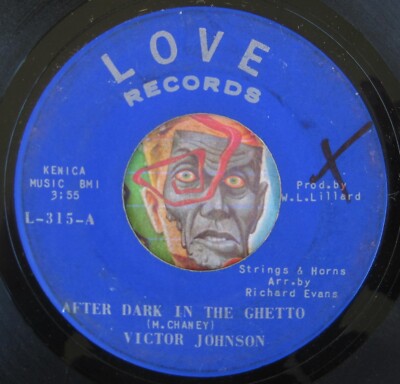 HEAR Victor Johnson 45 After Dark In The Ghetto / When You Say R&B soul ...
