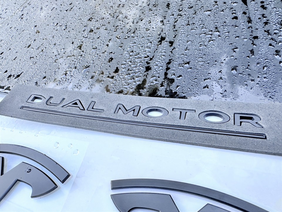 Tesla MODEL Y Emblem BUNDLE Front/Rear T Badge MATTE BLACK Logo OEM ...