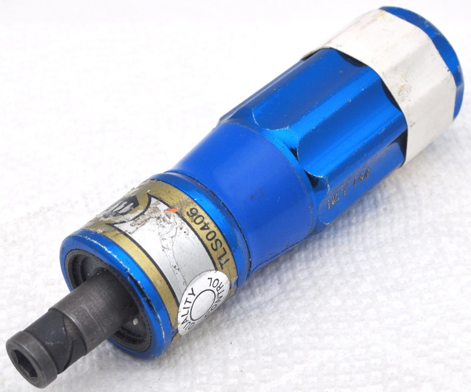 Mountz TLS0406 Preset TORQUE SCREWDRIVER Female 1/4" HEX DRIVE lb/in 4 ...