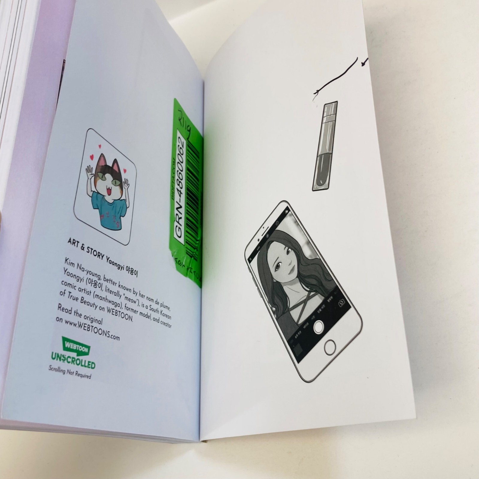 True Beauty Book Volume 1 Yaongyi Webtoon New as is Korean ...