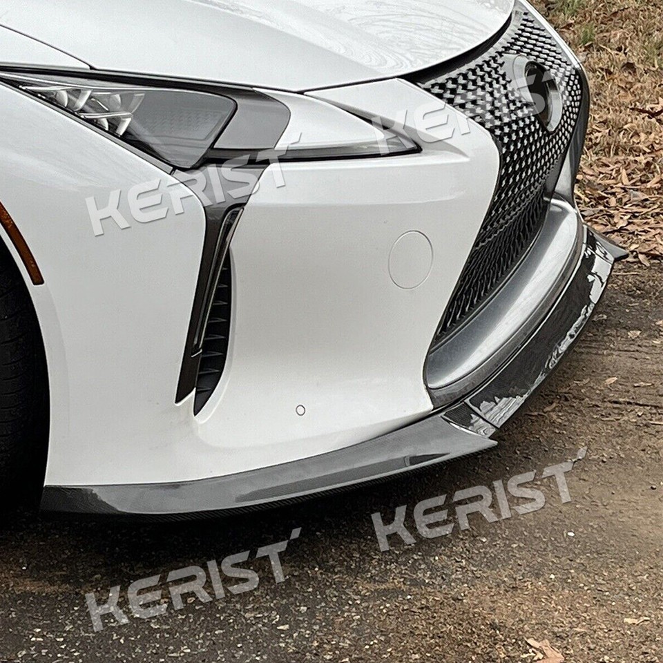 Carbon Front Splitter Lip For Lexus LC500 LC500H VRS-V-LC 3pcs Front ...