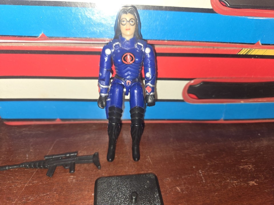 Vintage 1997 Gi Joe Baroness Blue Figure Cobra Command Team Mint | eBay