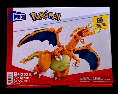 MEGA Pokemon Charizard Building Block Set. Poké Pin Inside The Box ...