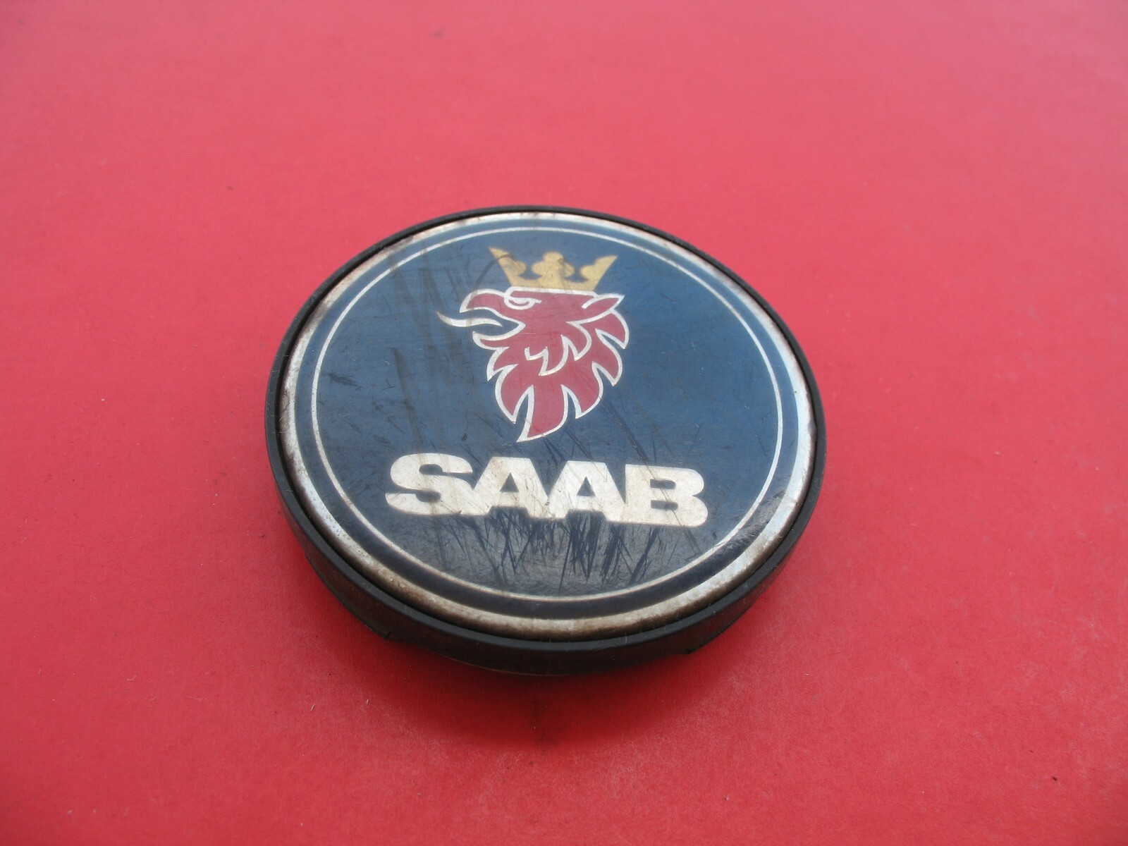 SAAB 900 9000 9-3 9-5 93 95 (1) WHEEL RIM HUB CAP HUBCAP CENTER COVER ...