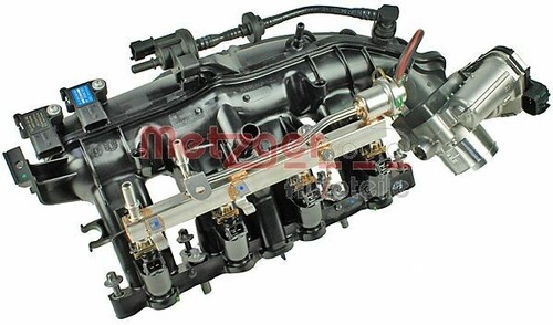 METZGER Ansaugbrücke mit Stellelement für Meriva Mk II (B) OPEL B Astra ...