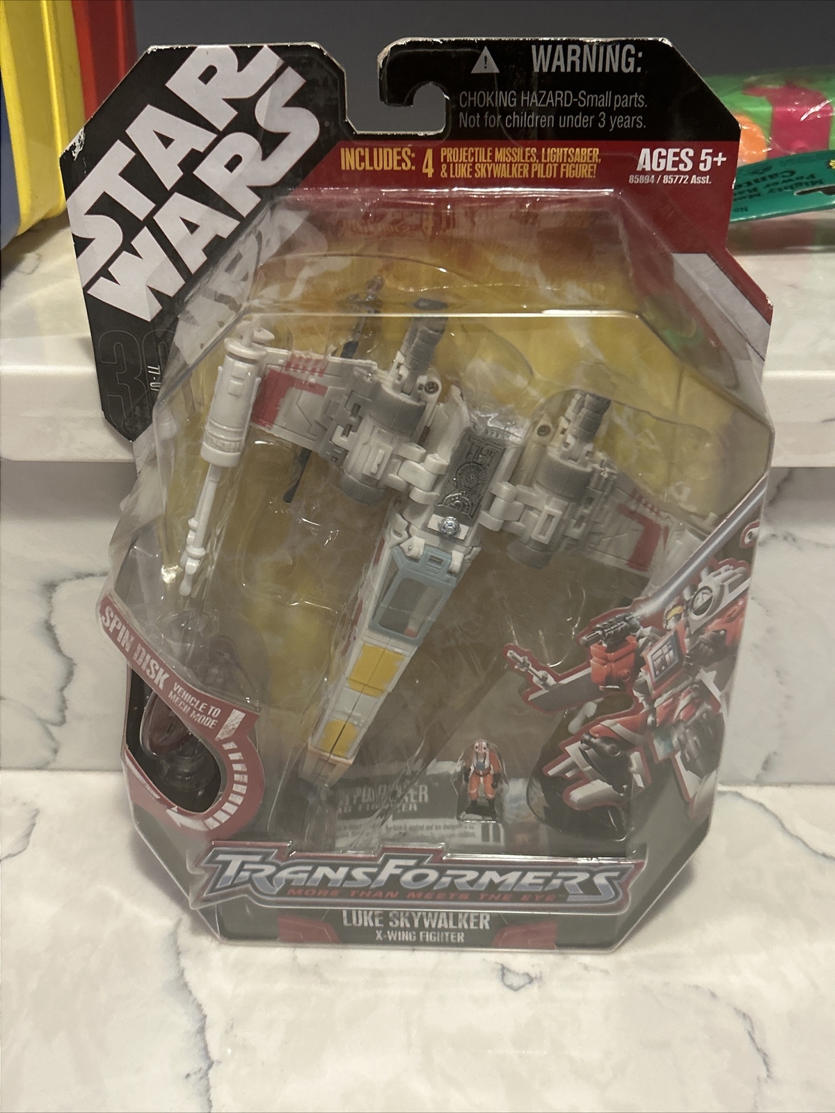X-wing Fighter Luke Skywalker Star Wars Transformers Hasbro New Sealed ...